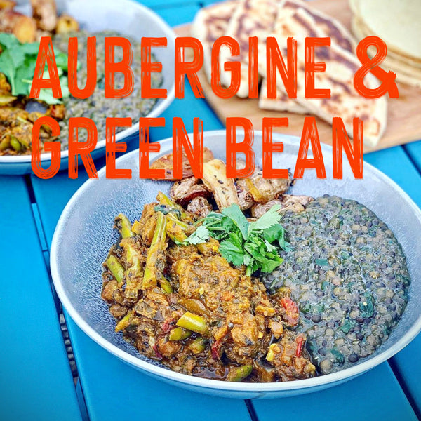 Aubergine and green bean Jalfrezi – Boom Kitchen